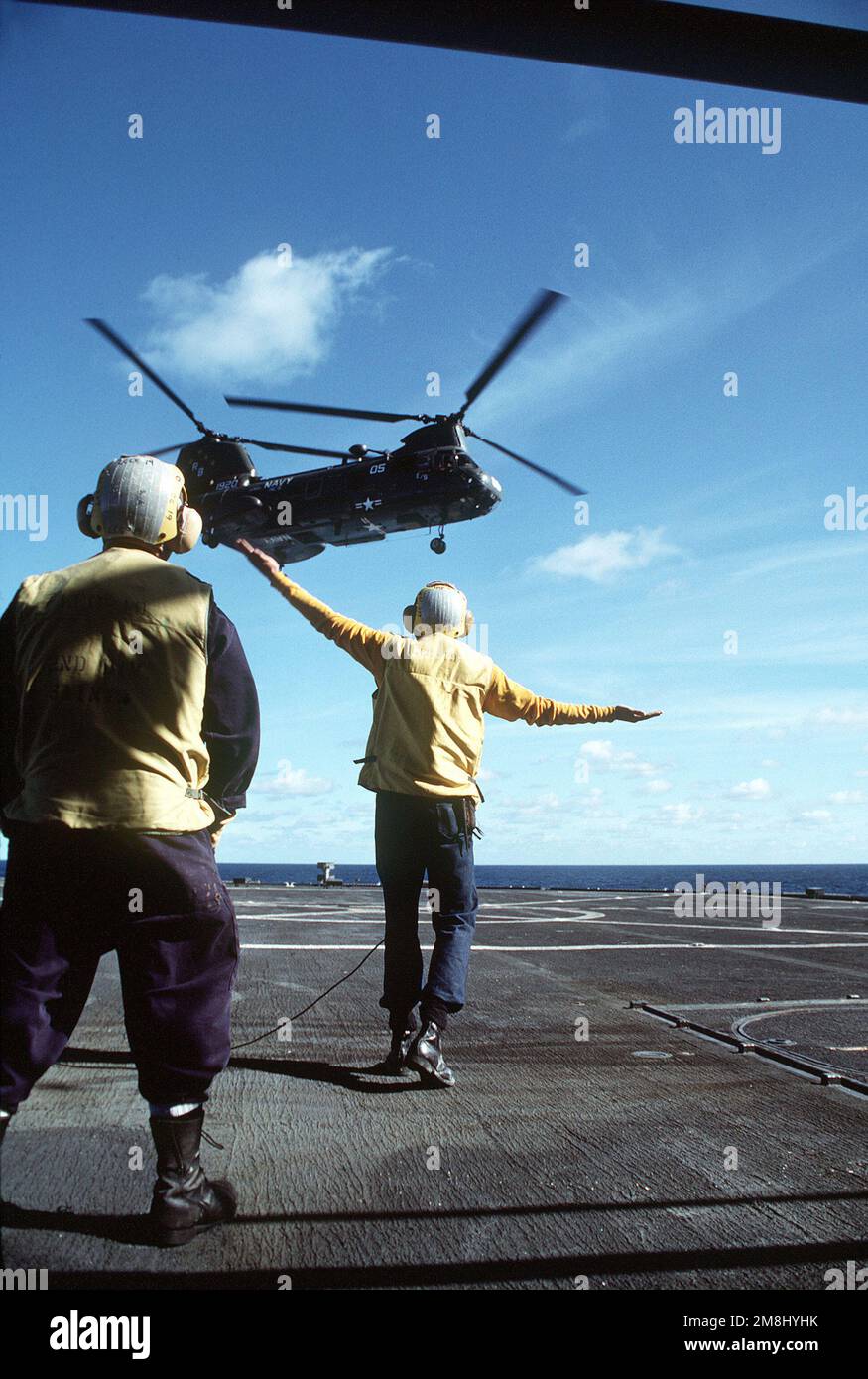 Landing Signal Enlistedman (LSE) Boatswain Mate SEAMAN (BMSN) DeLuca ...