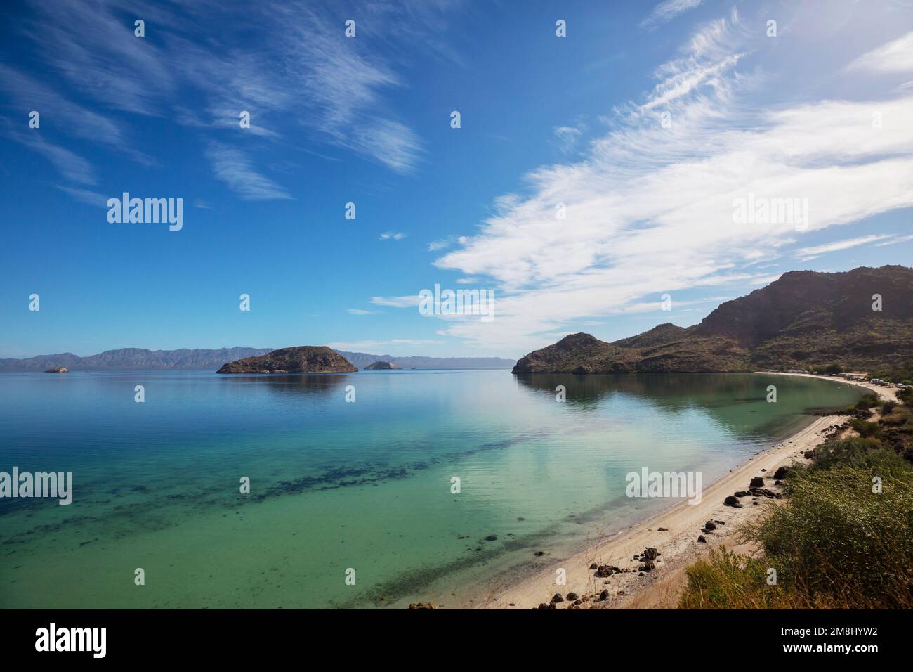 Beautuful Baja California landscapes, Mexico. Travel background ...