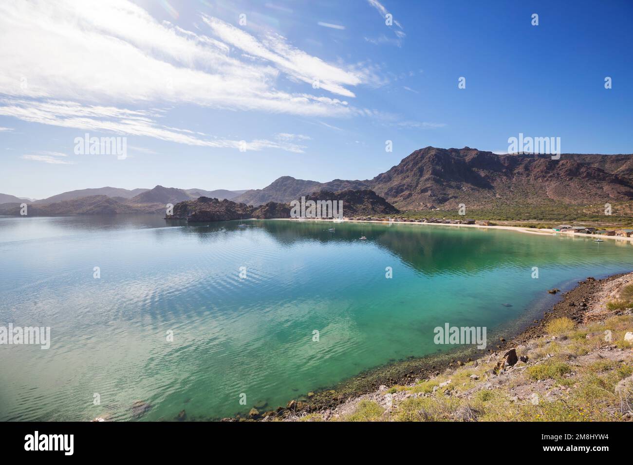 Beautuful Baja California landscapes, Mexico. Travel background ...
