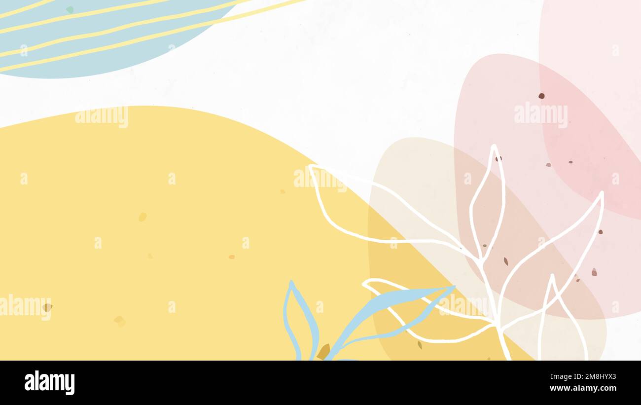 Abstract pastel Memphis patterned background vector Stock Vector Image ...