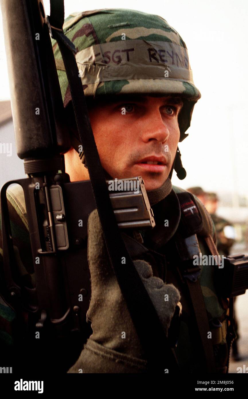 An informal portrait like view of TECH. SGT. Alan Reynolds from the ...