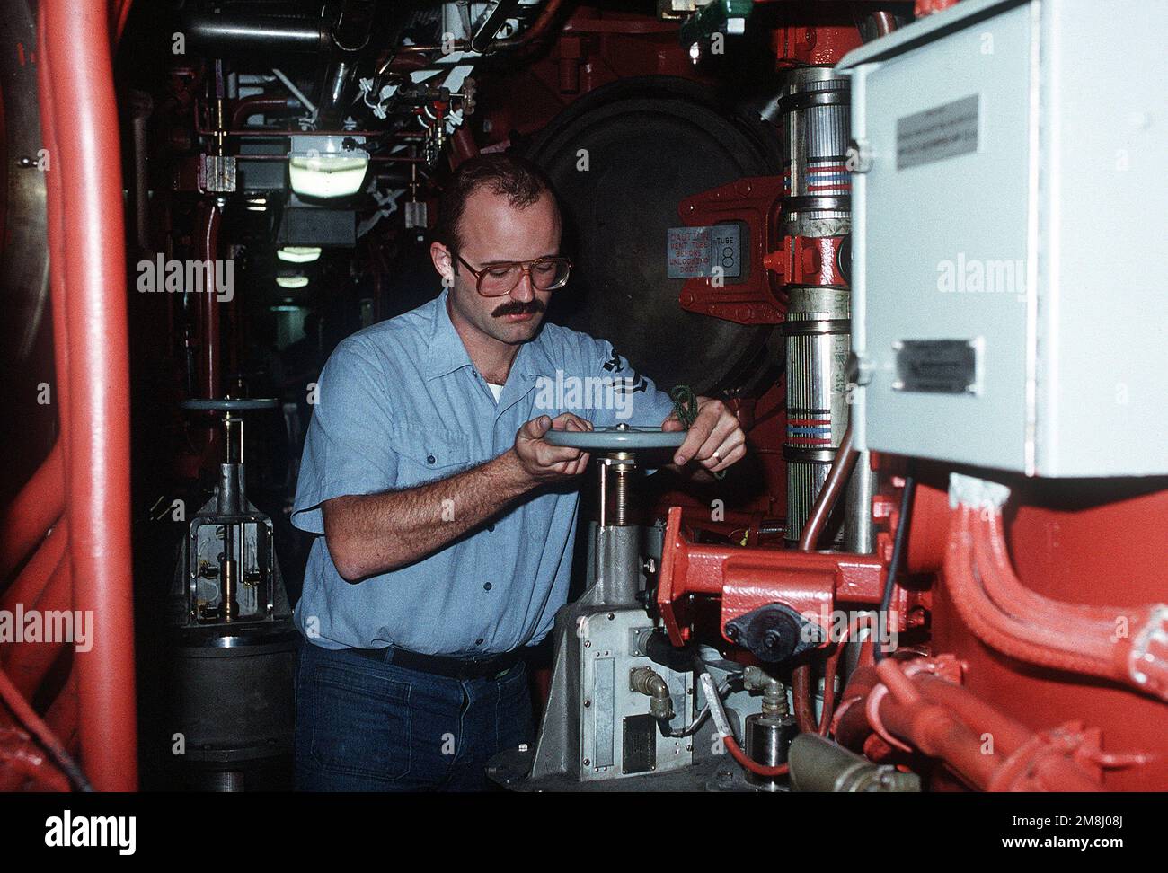 In the heart of the ballistic missile submarine USS NEBRASKA's (SSBN ...