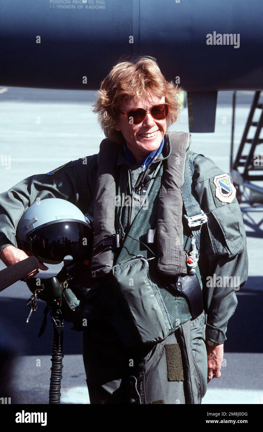 The first female Secretary of the Air Force Dr. Sheila Widnall, poses ...