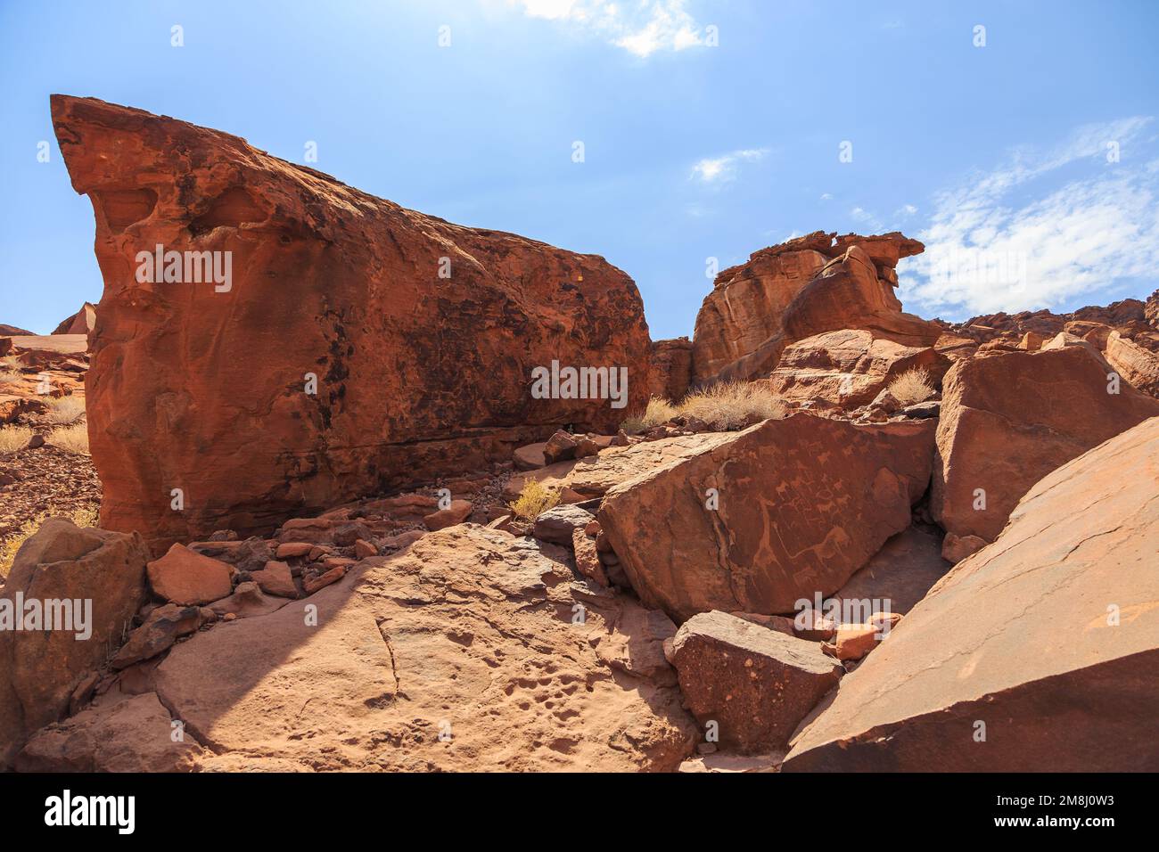 Twyfelfontein, site of ancient rock engravings in the Kunene Region of ...