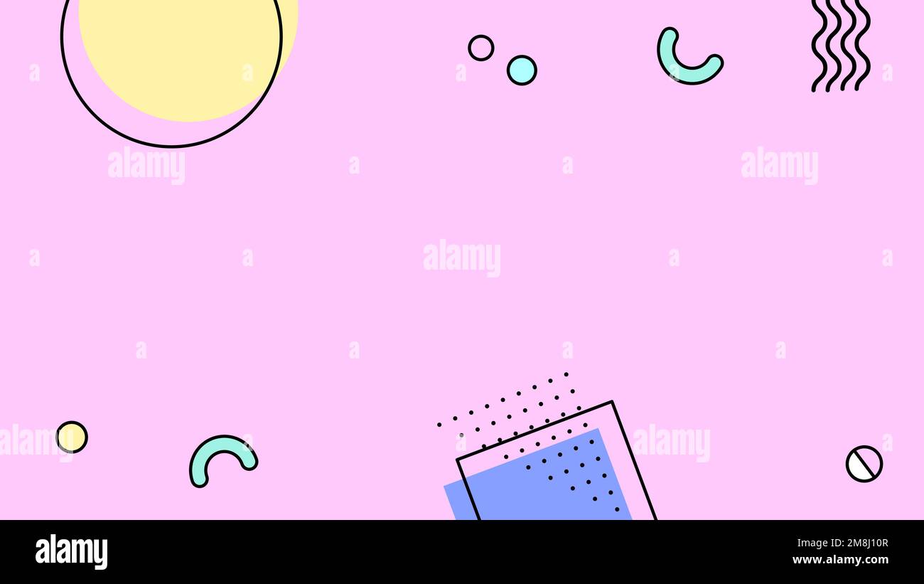 Funky tone Memphis blog banner template vector Stock Vector Image & Art ...