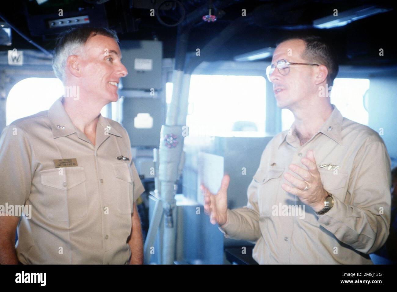 Rear Admiral Harold W. Gehman, Jr., Commander Cruiser Destroyer Group ...