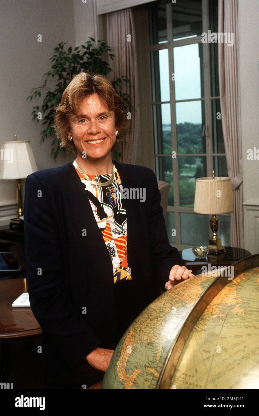 The first female Secretary of the Air Force Dr. Sheila E. Widnall. Base ...