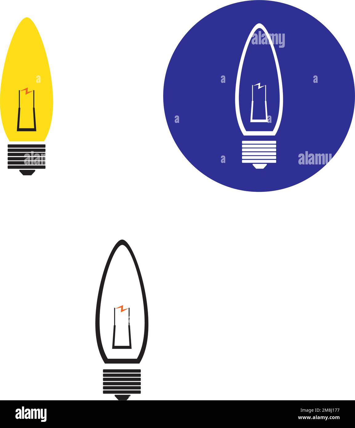 lamp logo stock illustration design Stock Vector Image & Art - Alamy