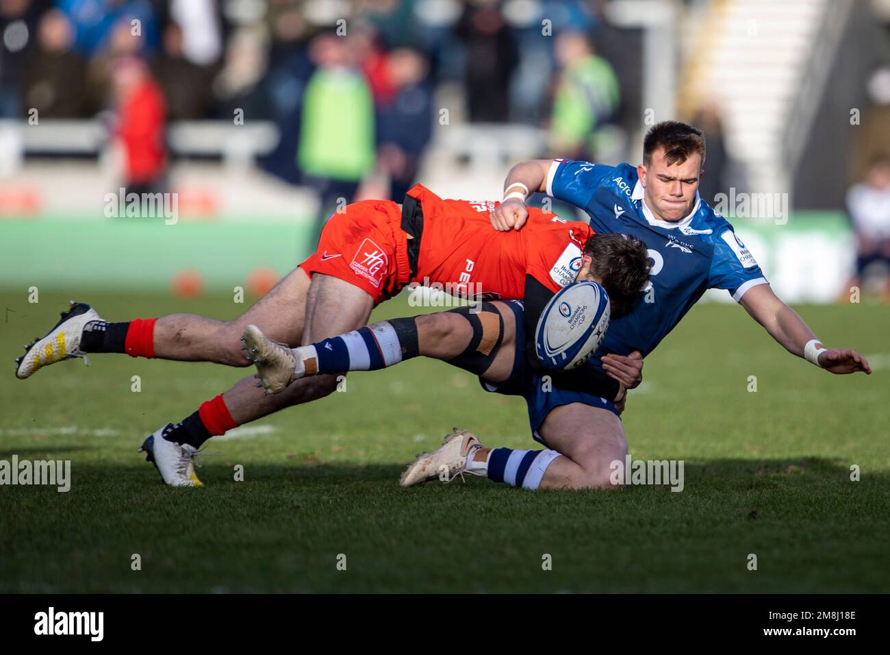 Alford, UK. 14th Jan, 2023. 14th January 2023; AJ Bell Stadium, Salford ...