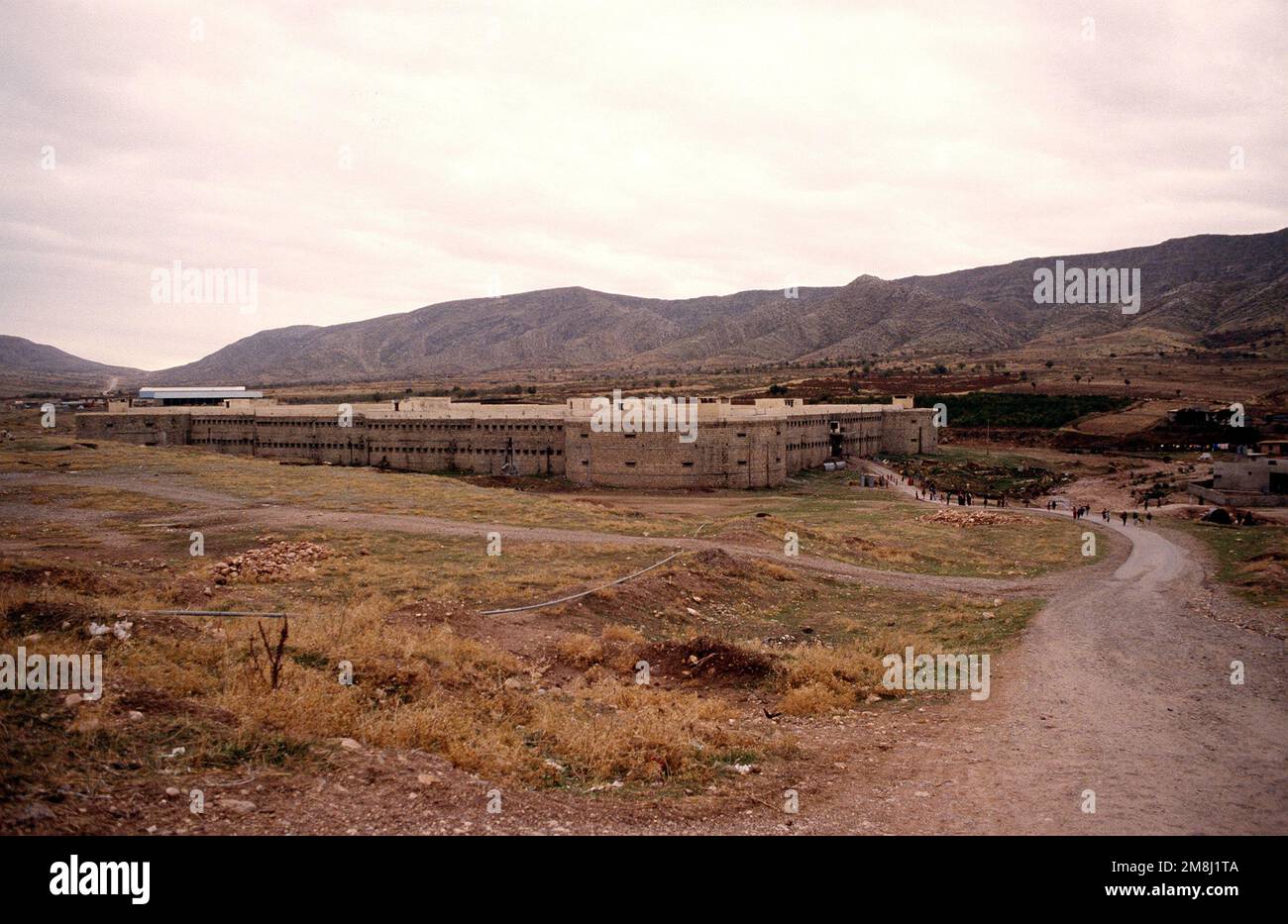 An old prison complex, located on the outskirts of Dahuk City in ...