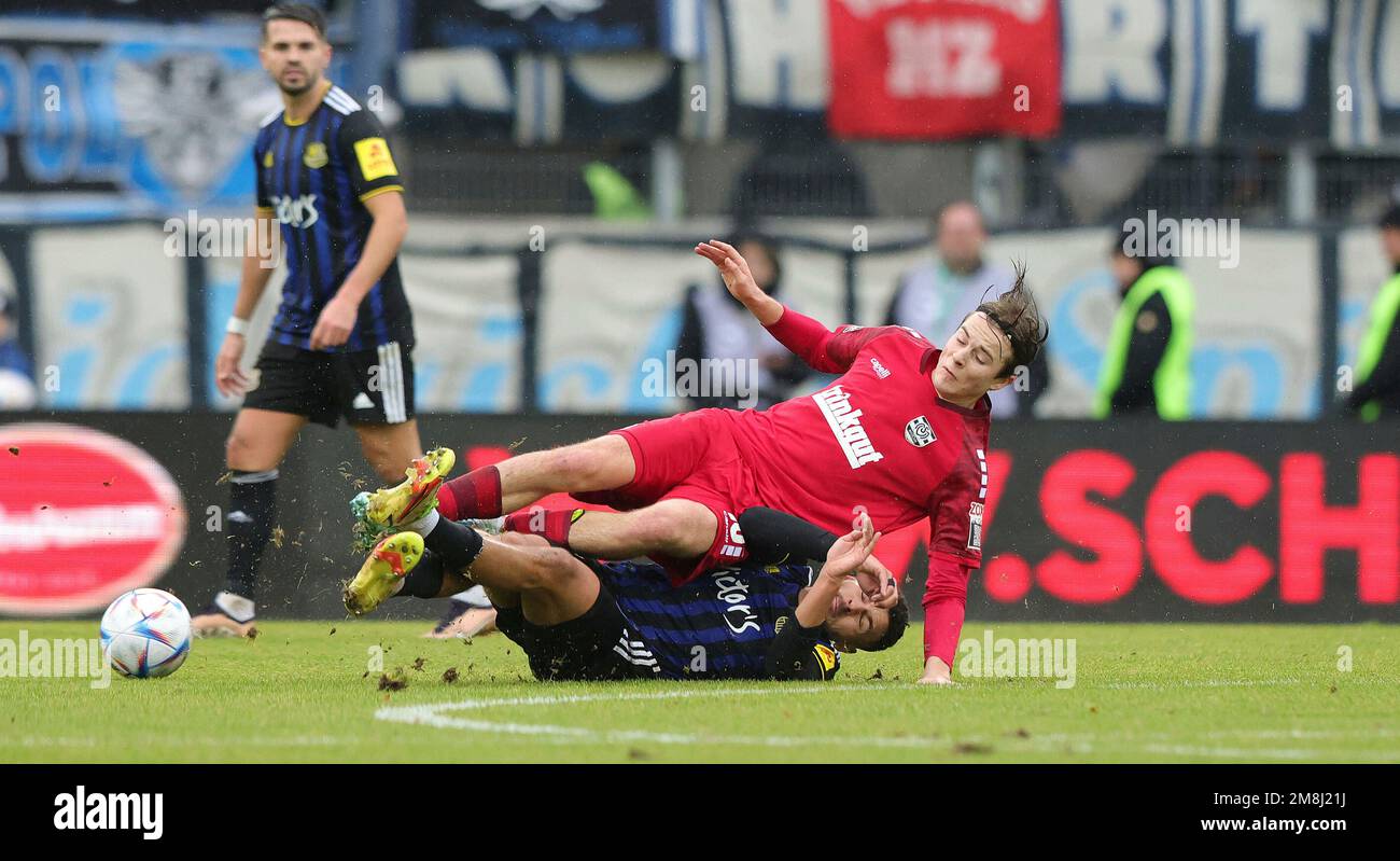 Saarbrucken, Deutschland. 14th Jan, 2023. firo : 01/14/2023 football ...