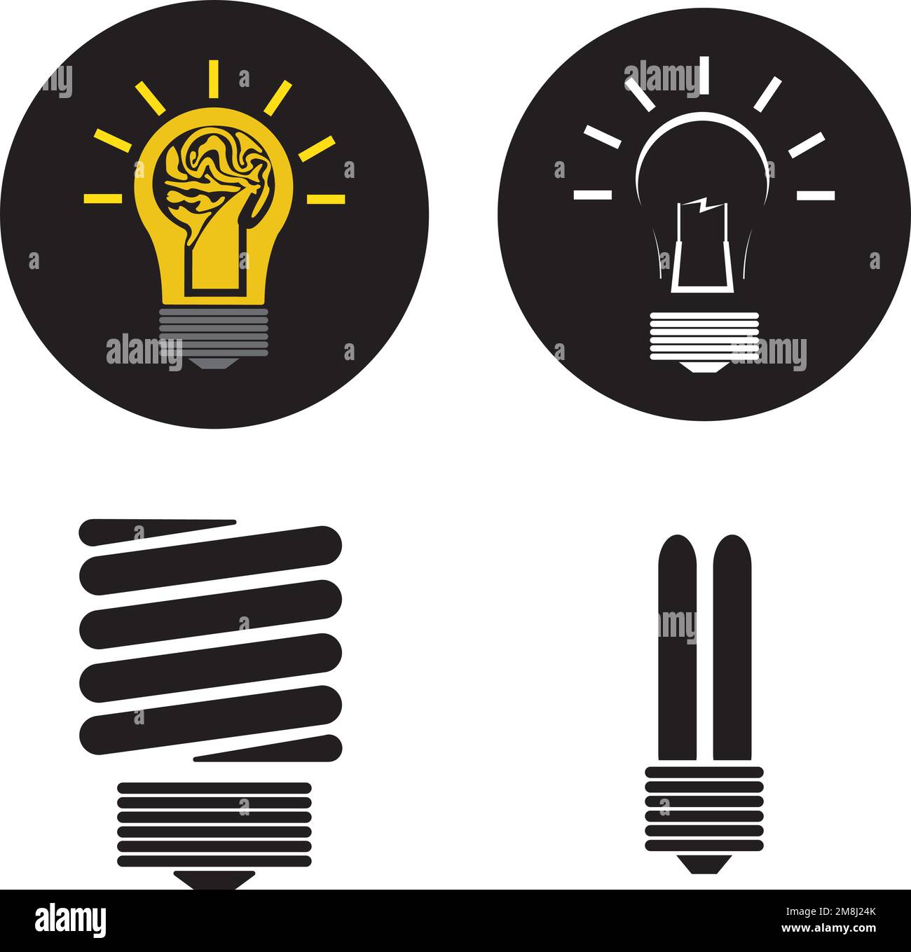 lamp logo stock illustration design Stock Vector Image & Art - Alamy