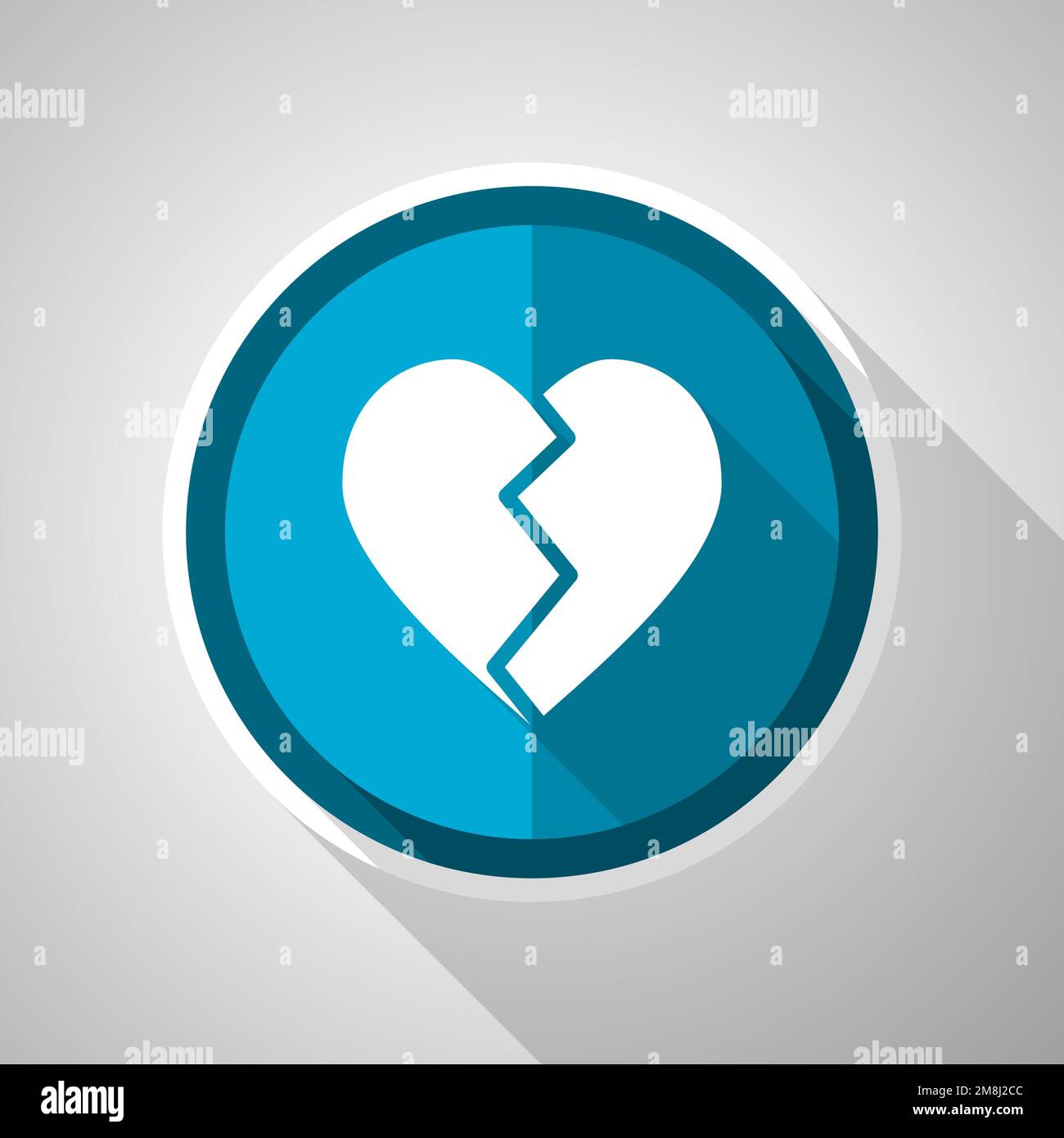 Couple heartbroken illustration Stock Vector Images - Alamy