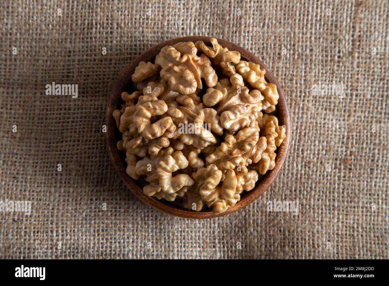 Top view peeled walnut hi-res stock photography and images - Alamy