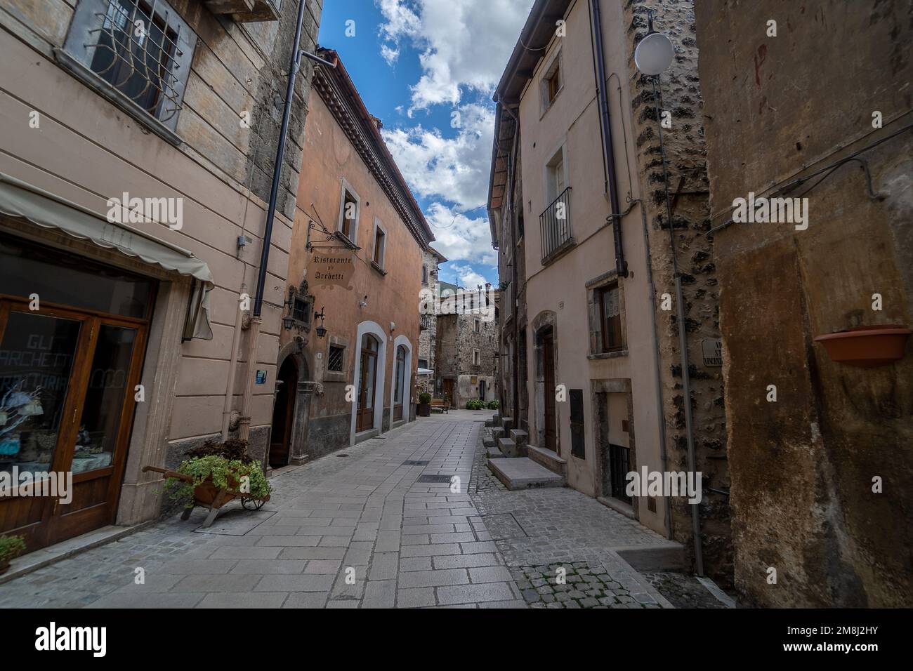Italy heritage tourism in Abruzzo summer tour Stock Photo - Alamy