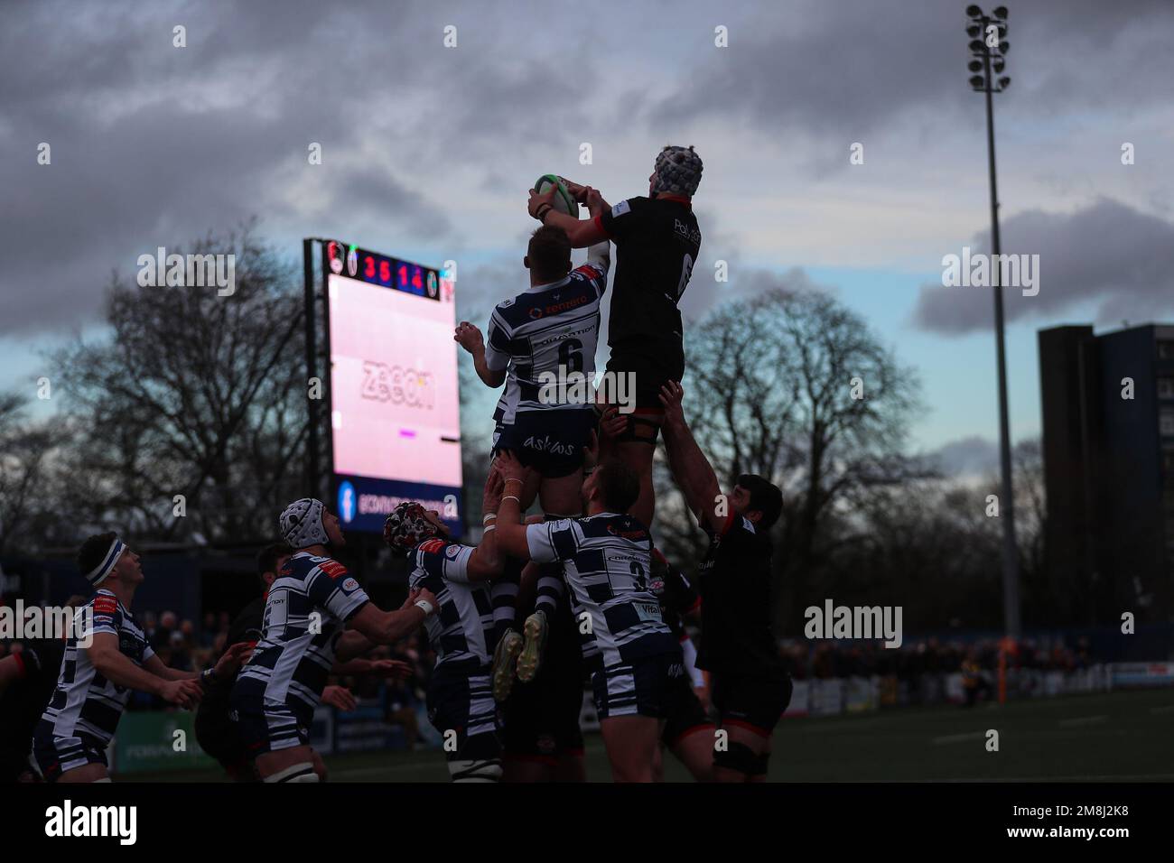 Coventry, UK. 14th Jan, 2023. ***Coventry and jersey compete in the ...