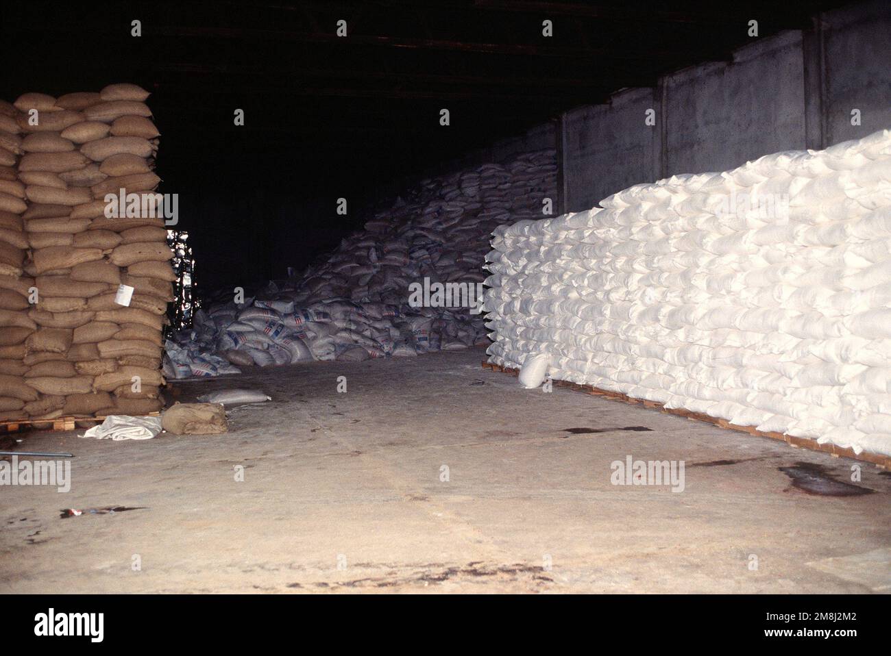 A food storage warehouse in Kismayo. Subject Operation/Series: CONTINUE ...