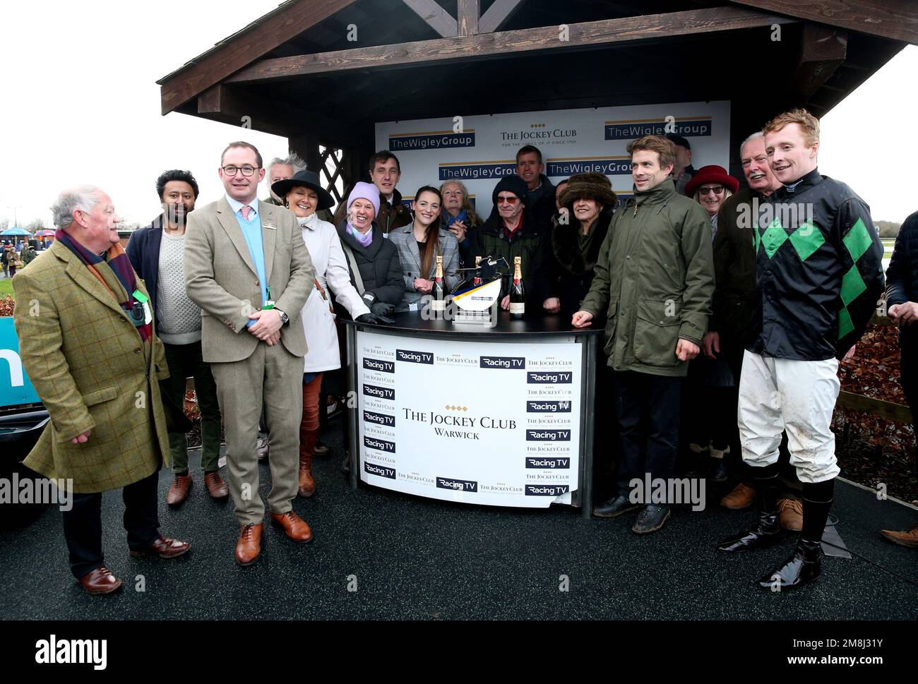 Jockey Stan Sheppard and trainer Sam Thomas and connections celebrate ...
