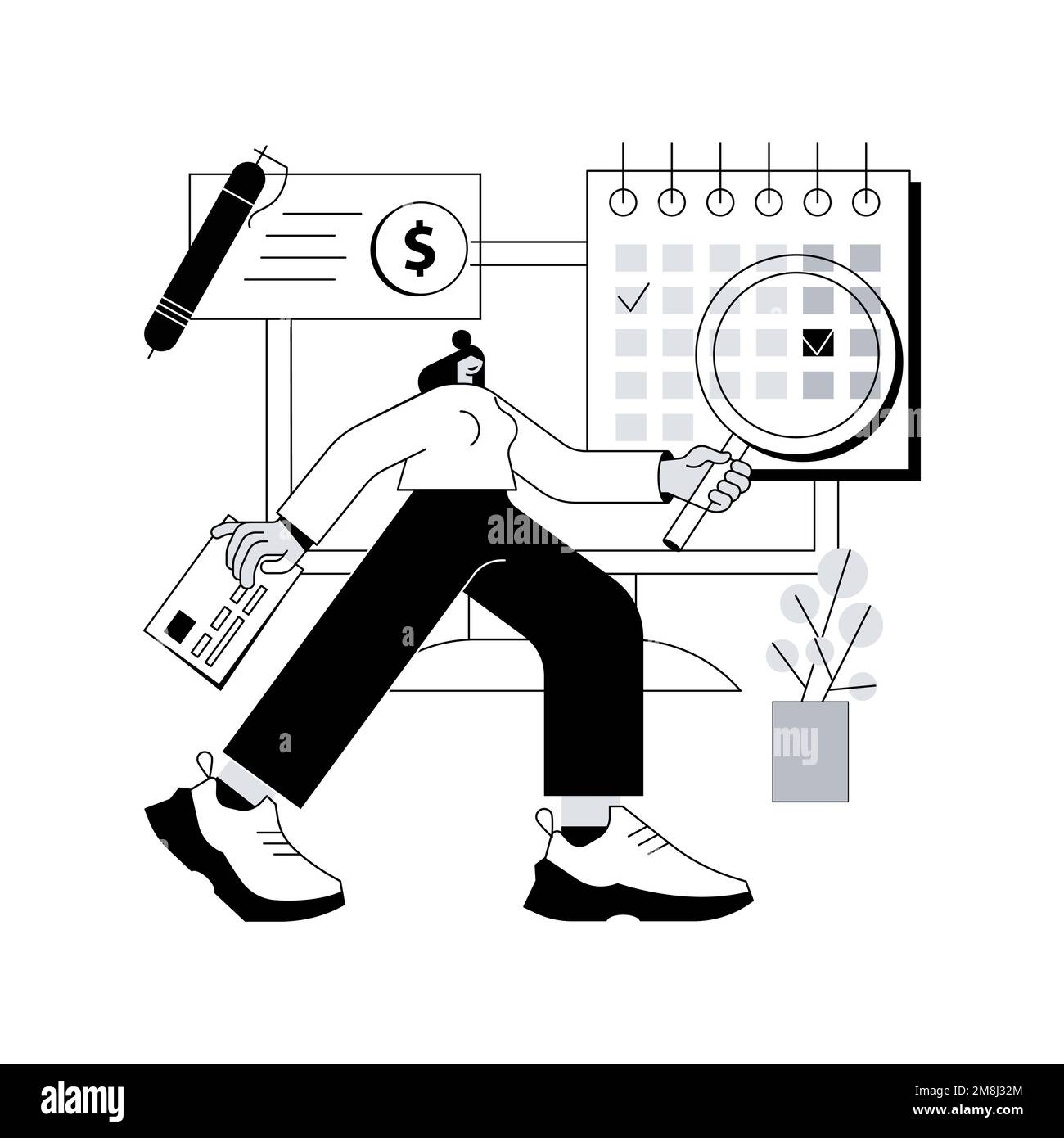 Payment terms abstract concept vector illustration. Convenient contract ...