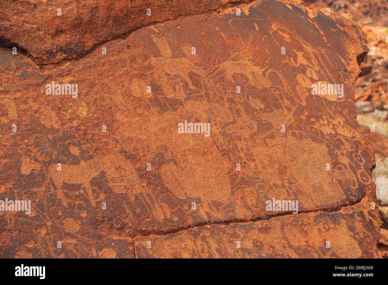 Twyfelfontein, site of ancient rock engravings in the Kunene Region of ...