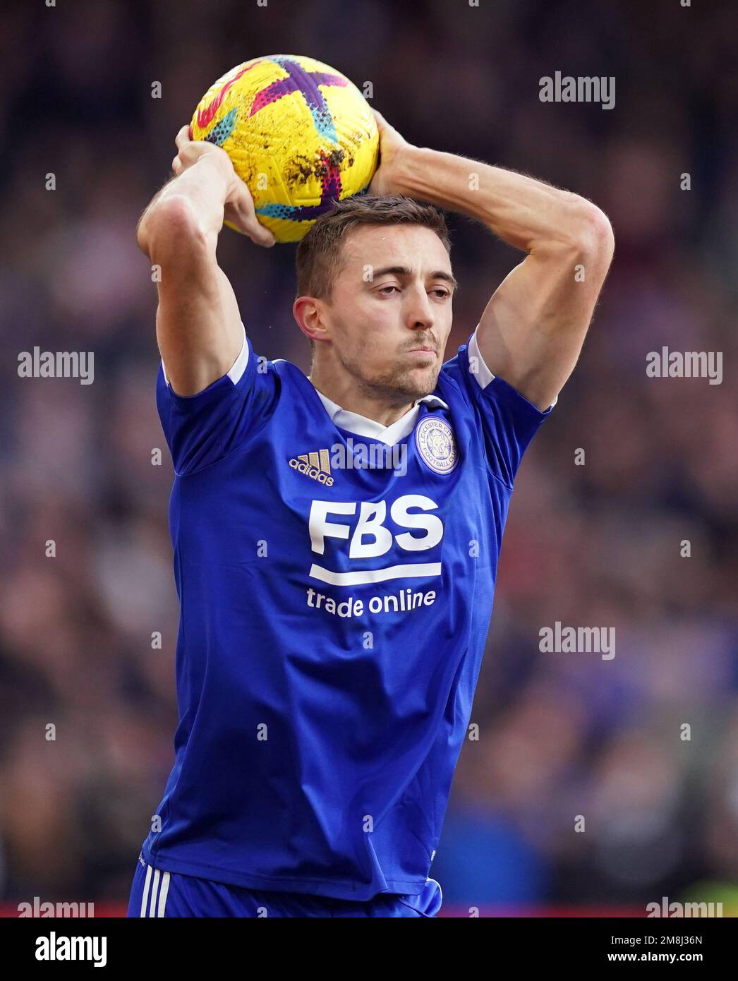 Leicester City's Timothy Castagne during the Premier League match at ...