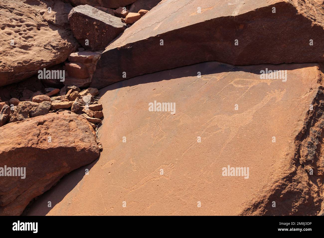 Twyfelfontein, site of ancient rock engravings in the Kunene Region of ...