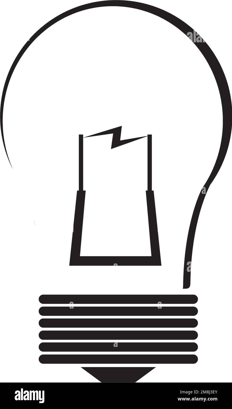 lamp logo stock illustration design Stock Vector Image & Art - Alamy