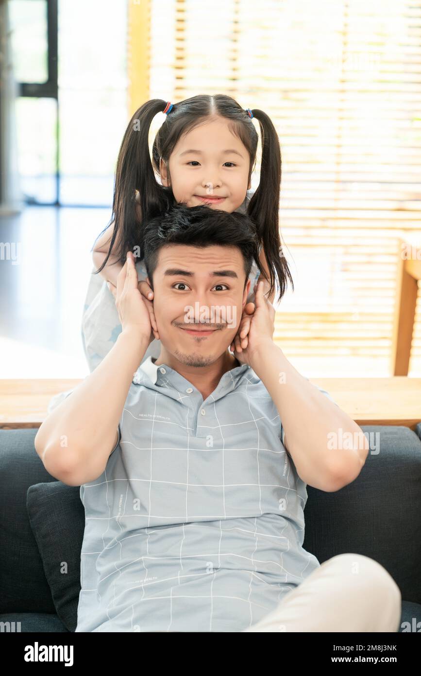 Happy father and daughter Stock Photo - Alamy