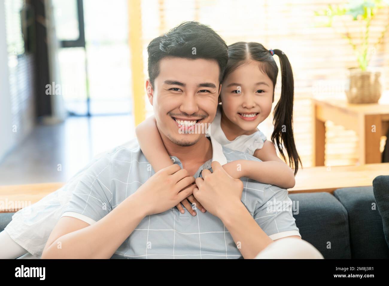 Happy father and daughter Stock Photo - Alamy