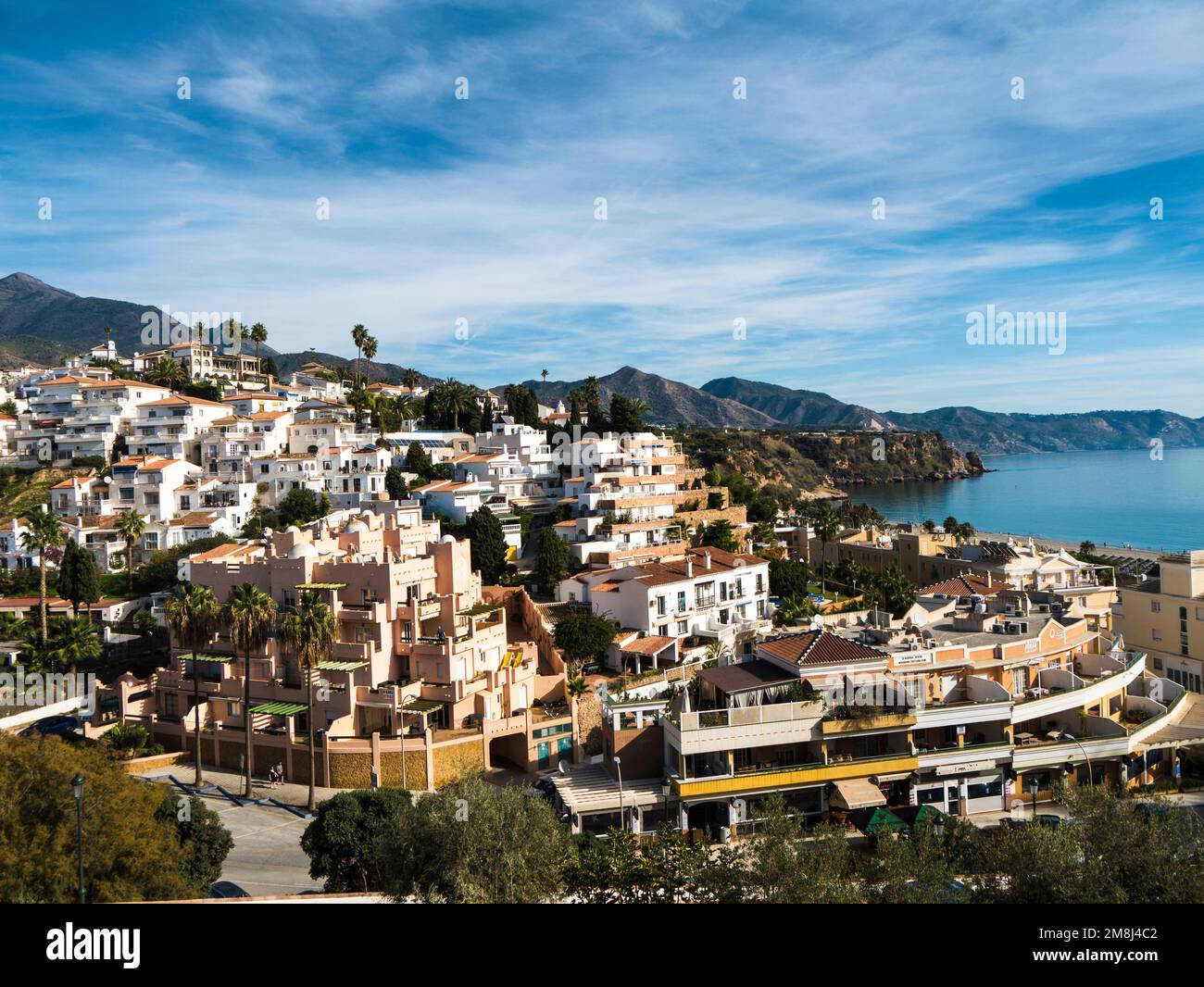 Archetectural details that are typically Spanish in Nerja on the Costa ...
