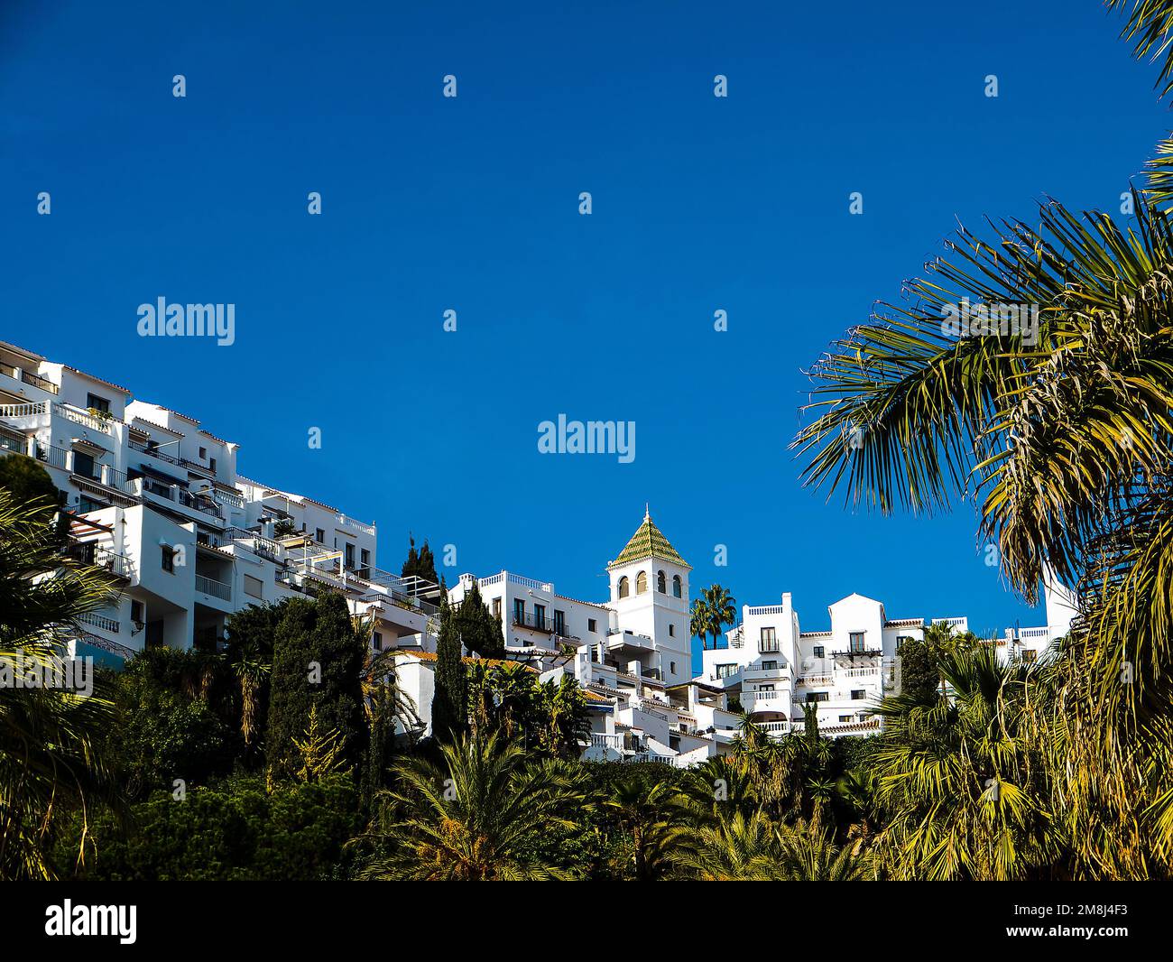 Archetectural details that are typically Spanish in Nerja on the Costa ...