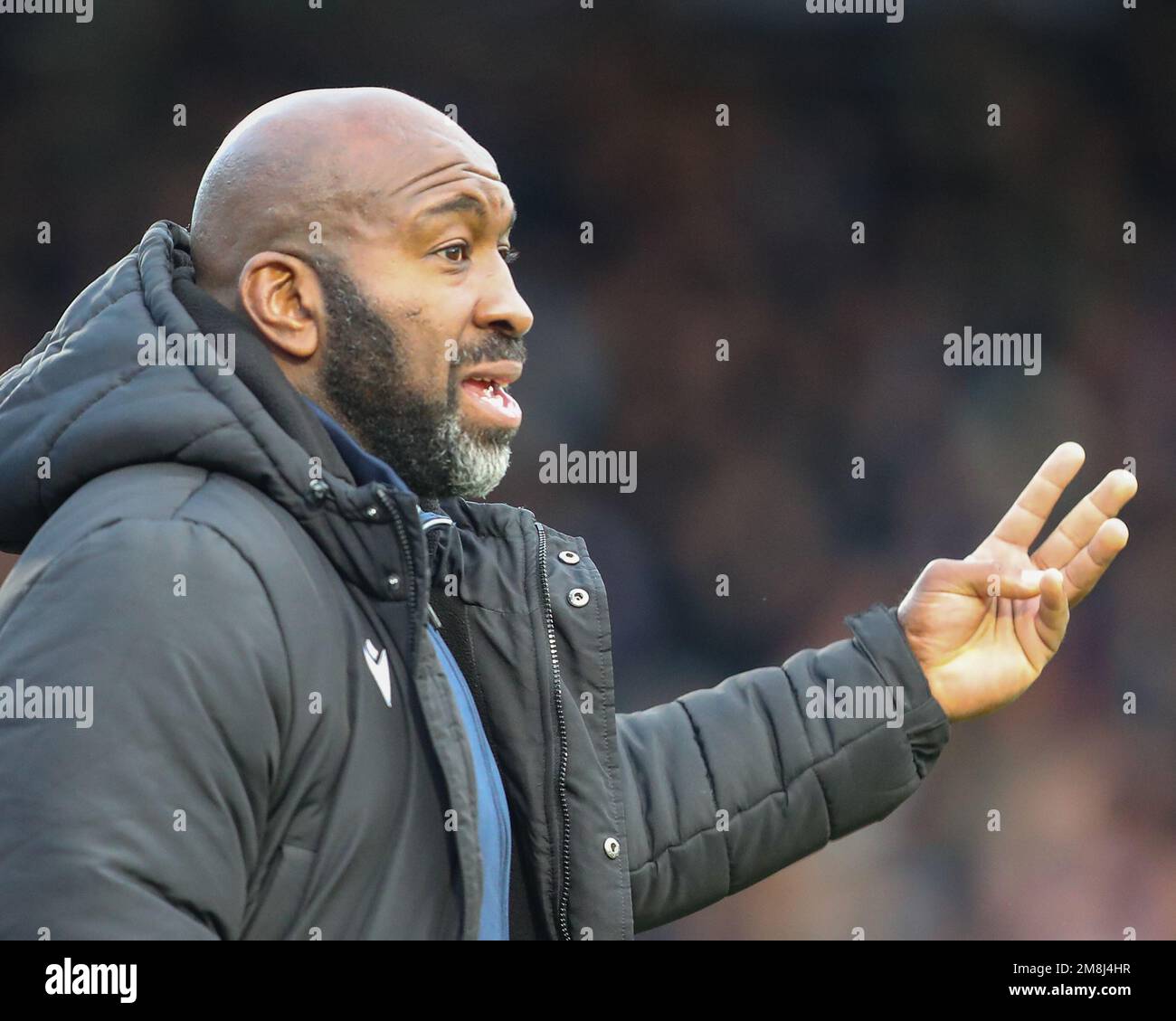 Darren Moore manager of Sheffield Wednesday appeals during the Sky Bet ...