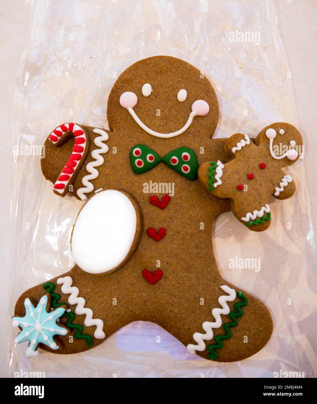 Iced Biscuits for Christmas with a winter theme Stock Photo - Alamy