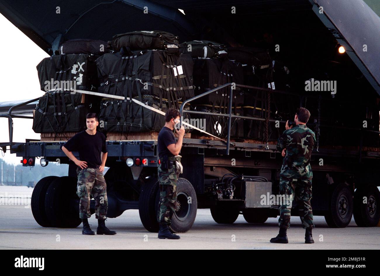 The 3rd Aerial Port Squadron, 23rd Wing (Flying Tigers), upload medical ...