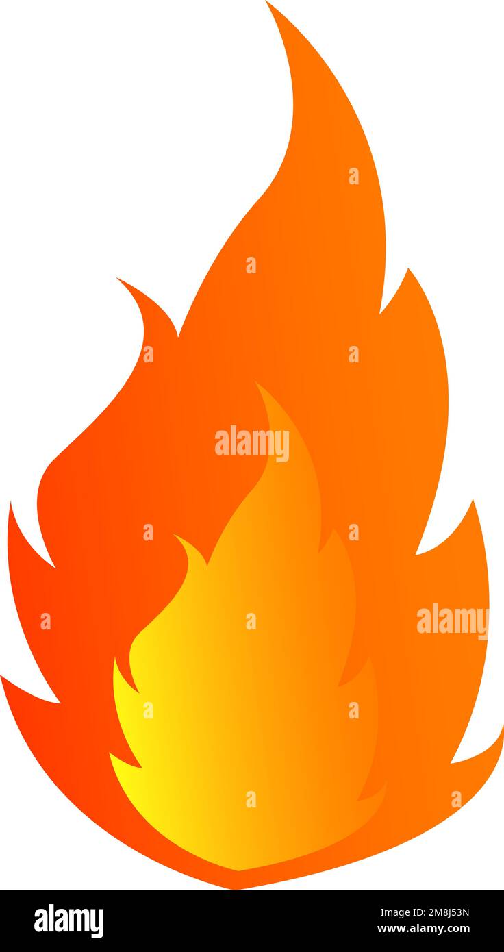 Fire flame vector icon Stock Vector Image & Art - Alamy