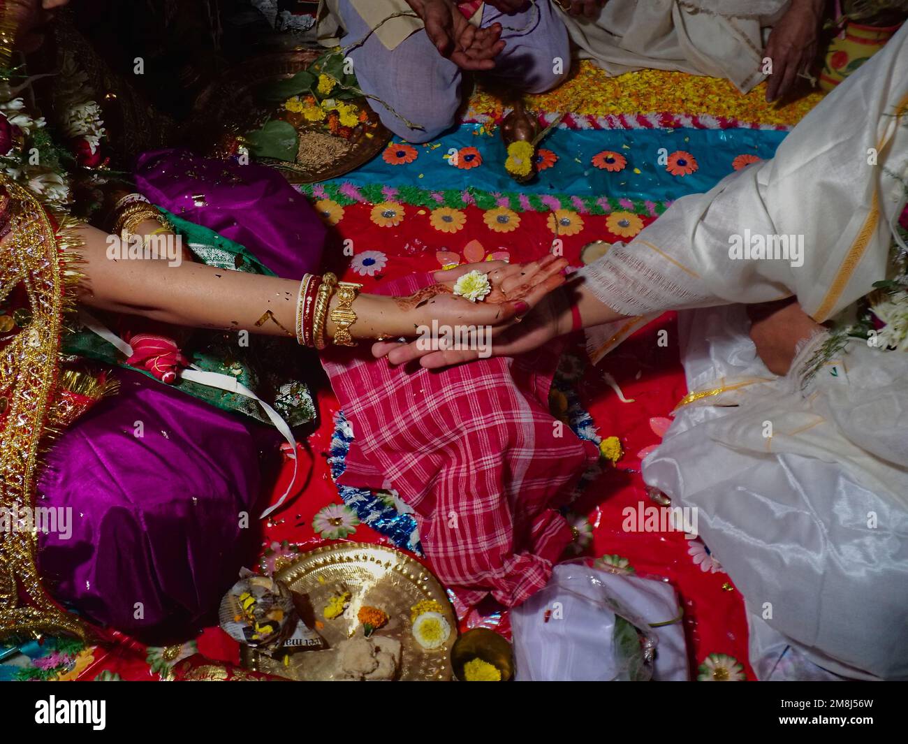 indian hindu marriage rituals on wedding day Stock Photo - Alamy