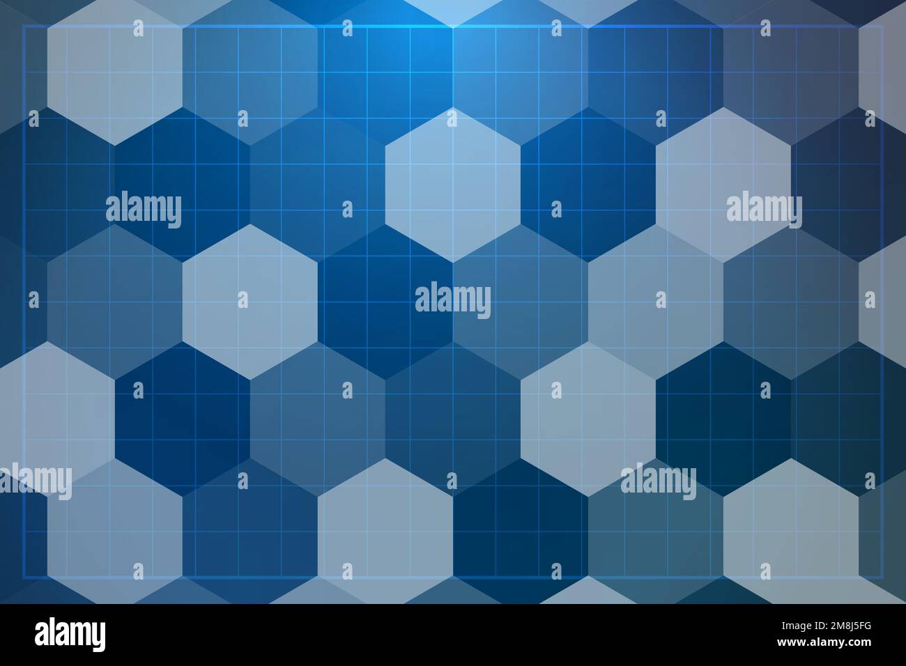 Hexagon patterned blue background vector Stock Vector Image & Art - Alamy