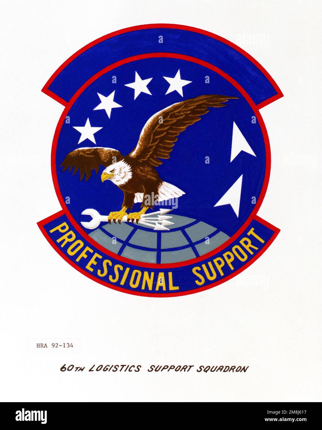 Approved insignia of the 60th Logistics Support Squadron. Country ...