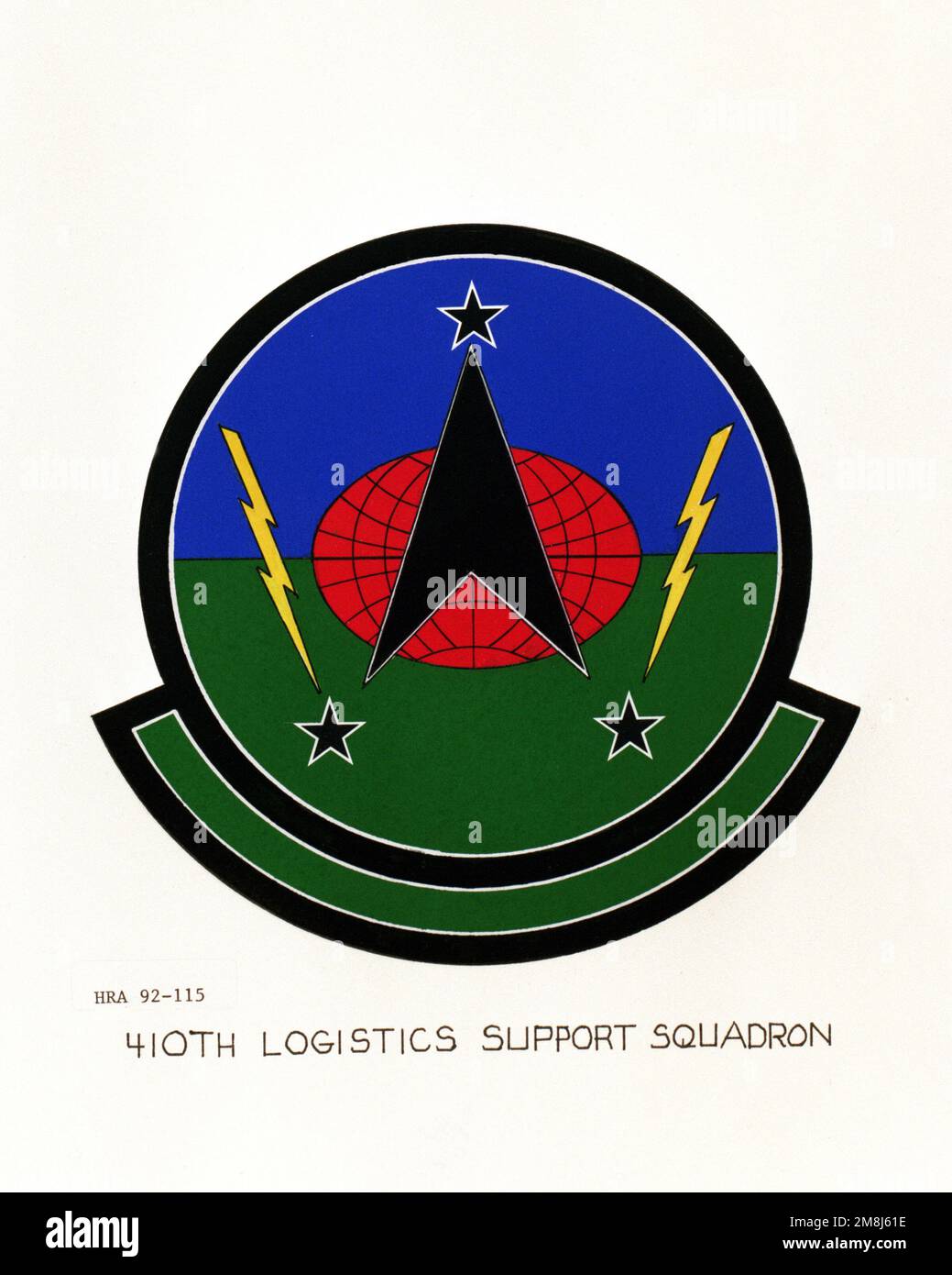 Approved insignia of the 410th Logistics Support Squadron. Country ...