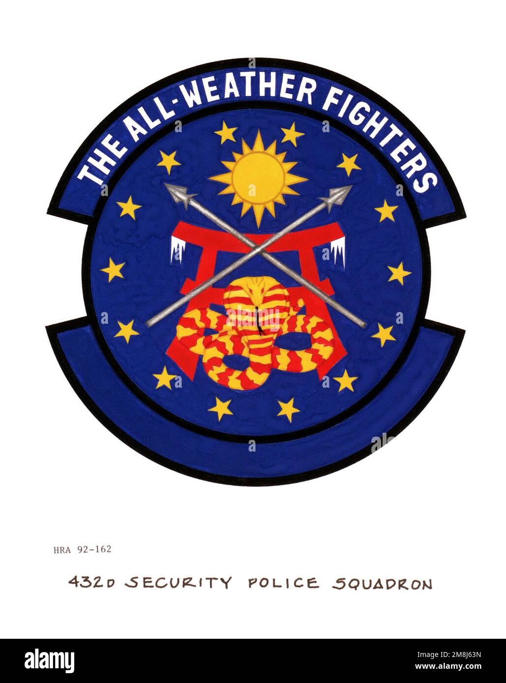 Approved insignia of the 432nd Security Police Squadron. Country ...
