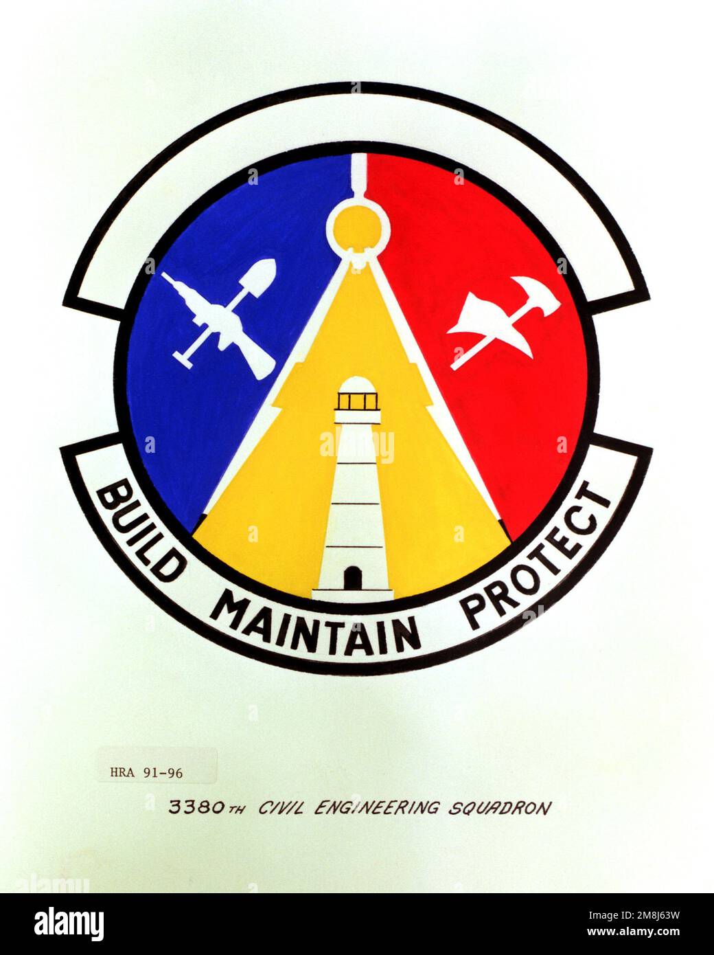 Approved insignia for the 3380th Civil Engineer Squadron. Country ...