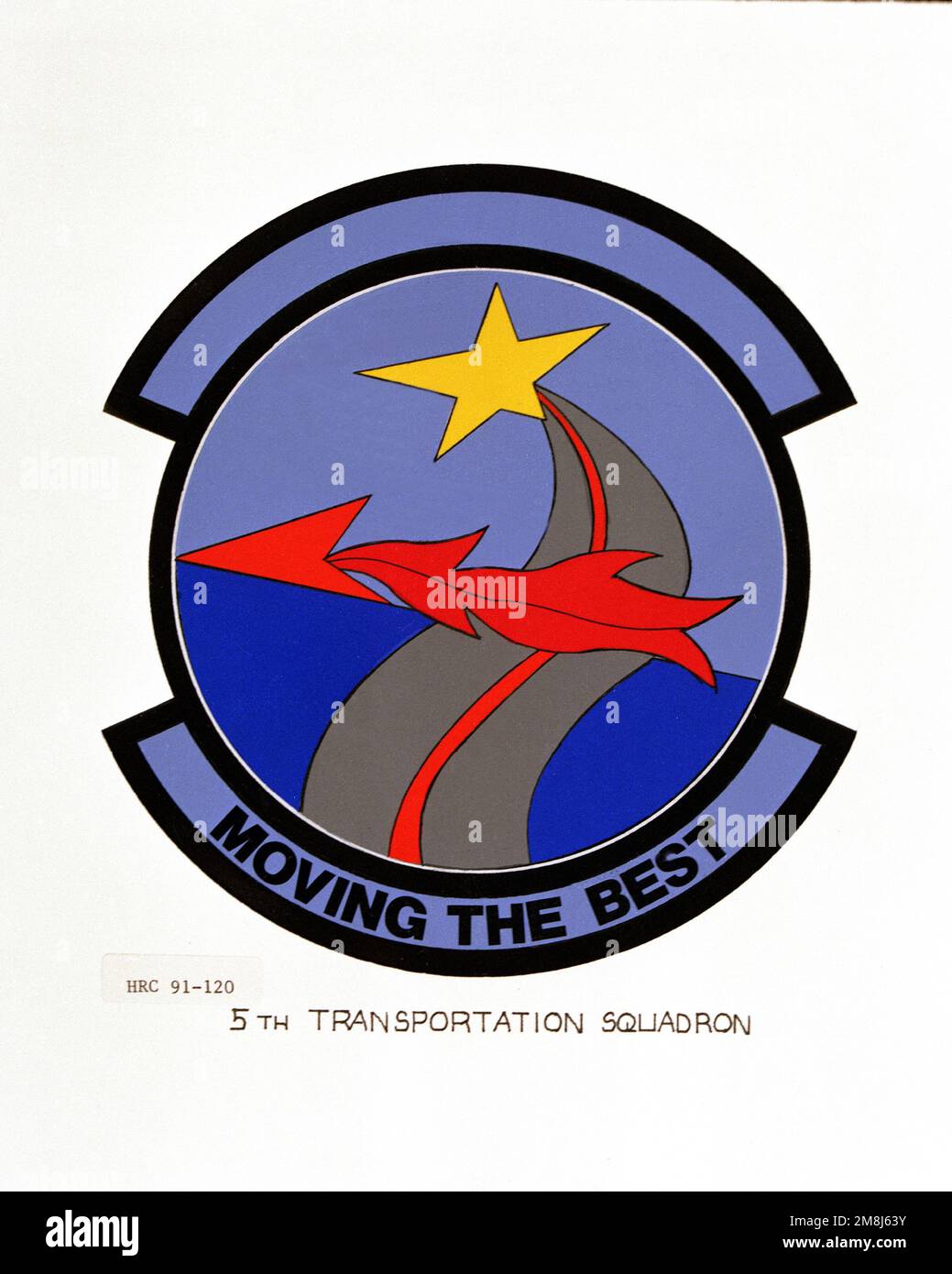 Approved insignia for the 5th Transportation Squadron. Country: Unknown ...
