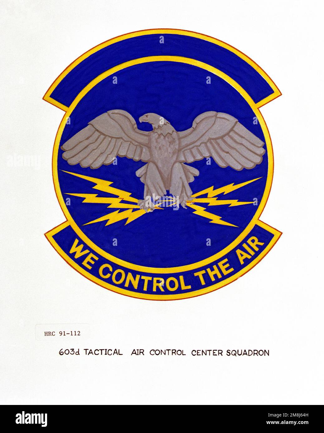 Approved insignia for the 603rd Tactical Air Control. Country: Unknown ...
