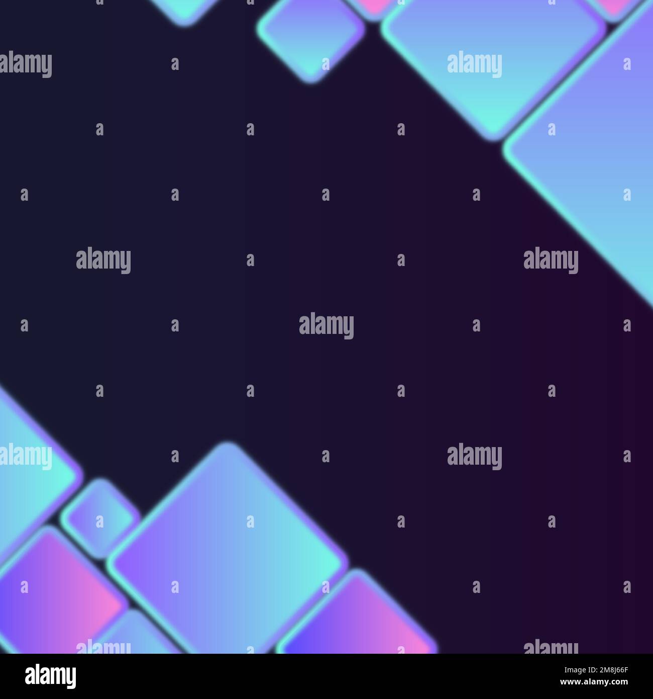 Blue geometric frame vector Stock Vector Image & Art - Alamy