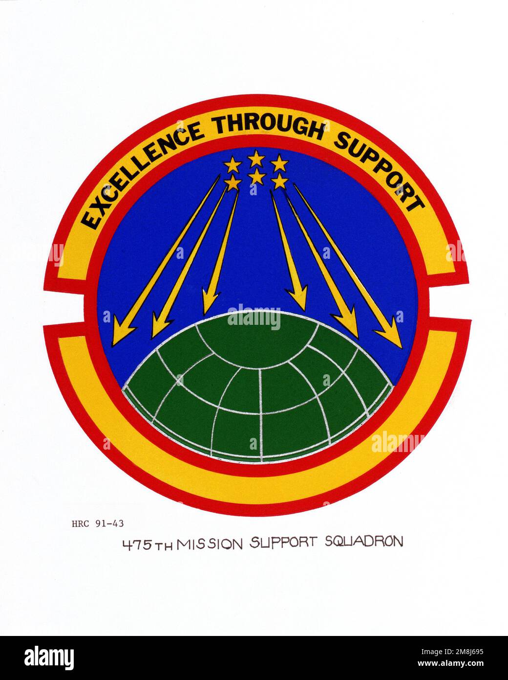 Approved insignia for the 475th Mission Squadron. Country: Unknown ...