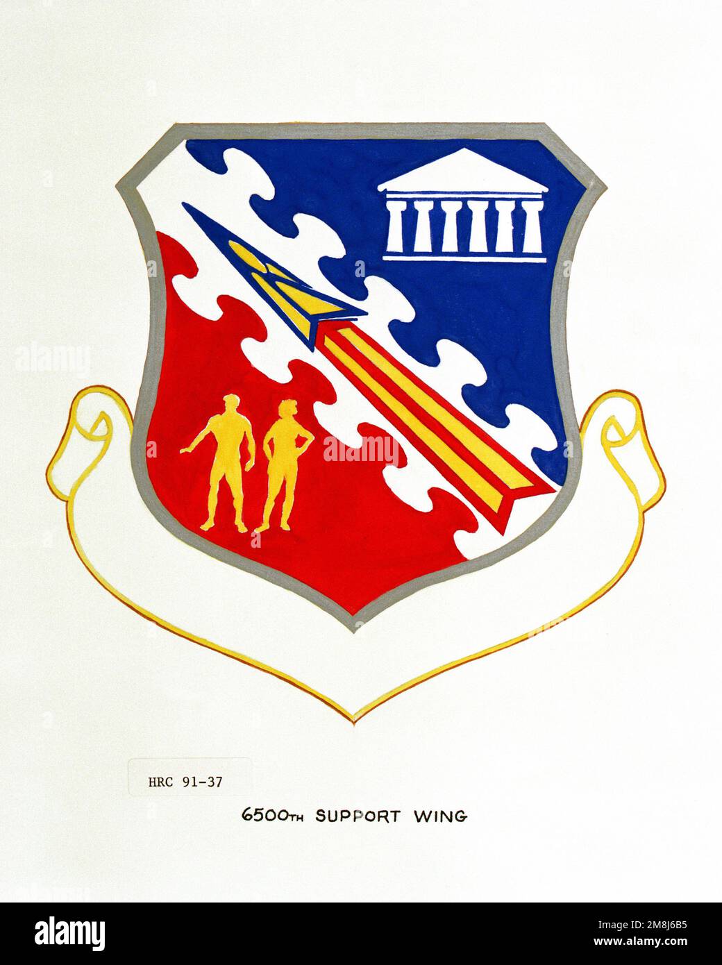 Approved insignia for the 6500th Support Wing. Country: Unknown Stock ...