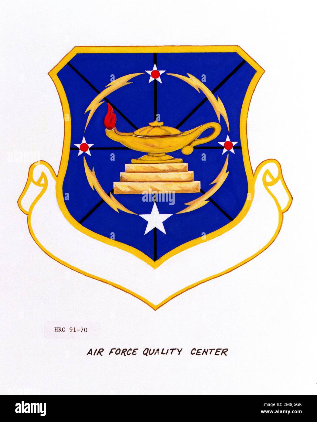 Approved insignia of the Air Force Quality Center. Country: Unknown ...