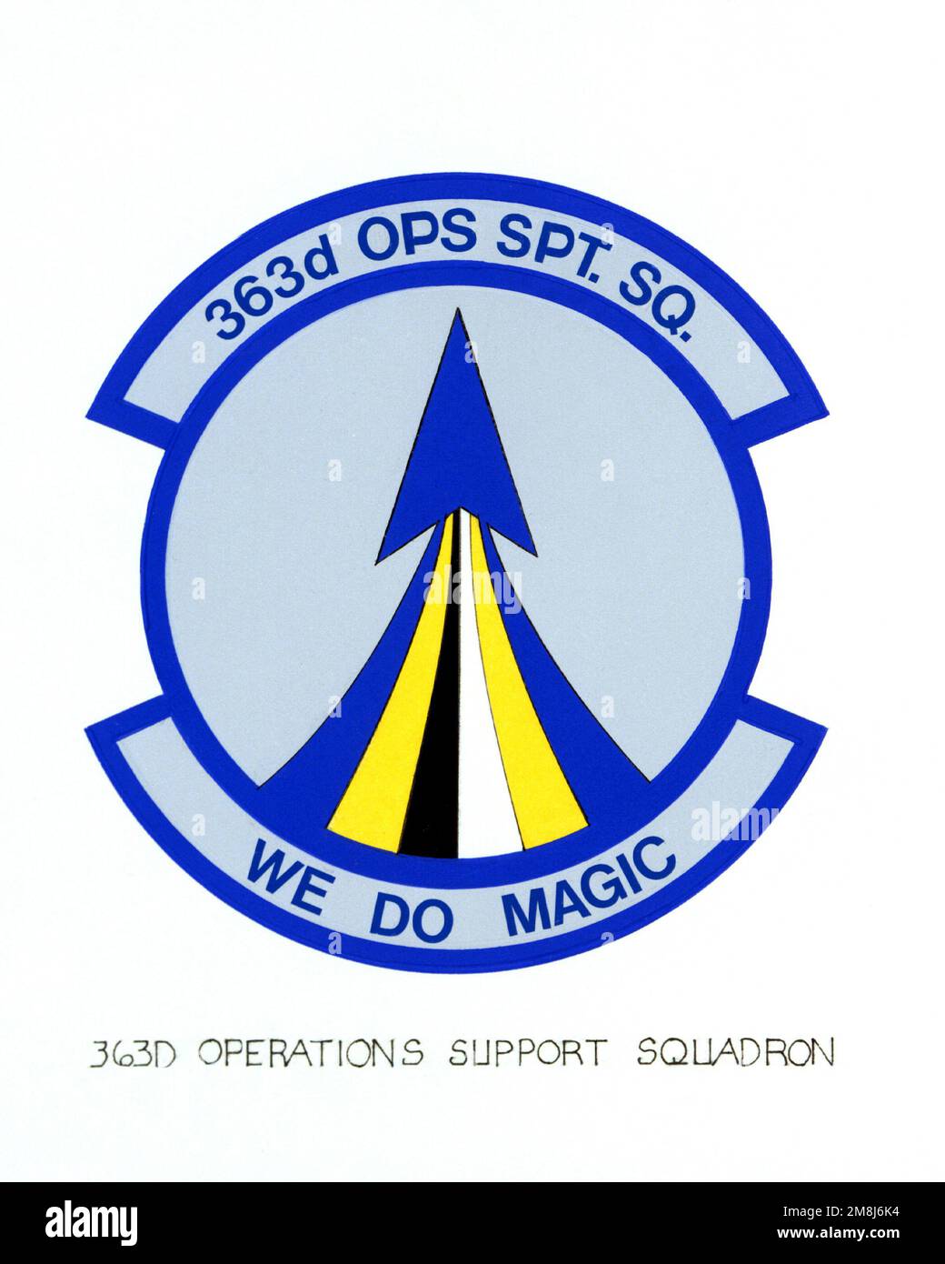 Approved insignia of the 363rd Operations Support Squadron. Country ...