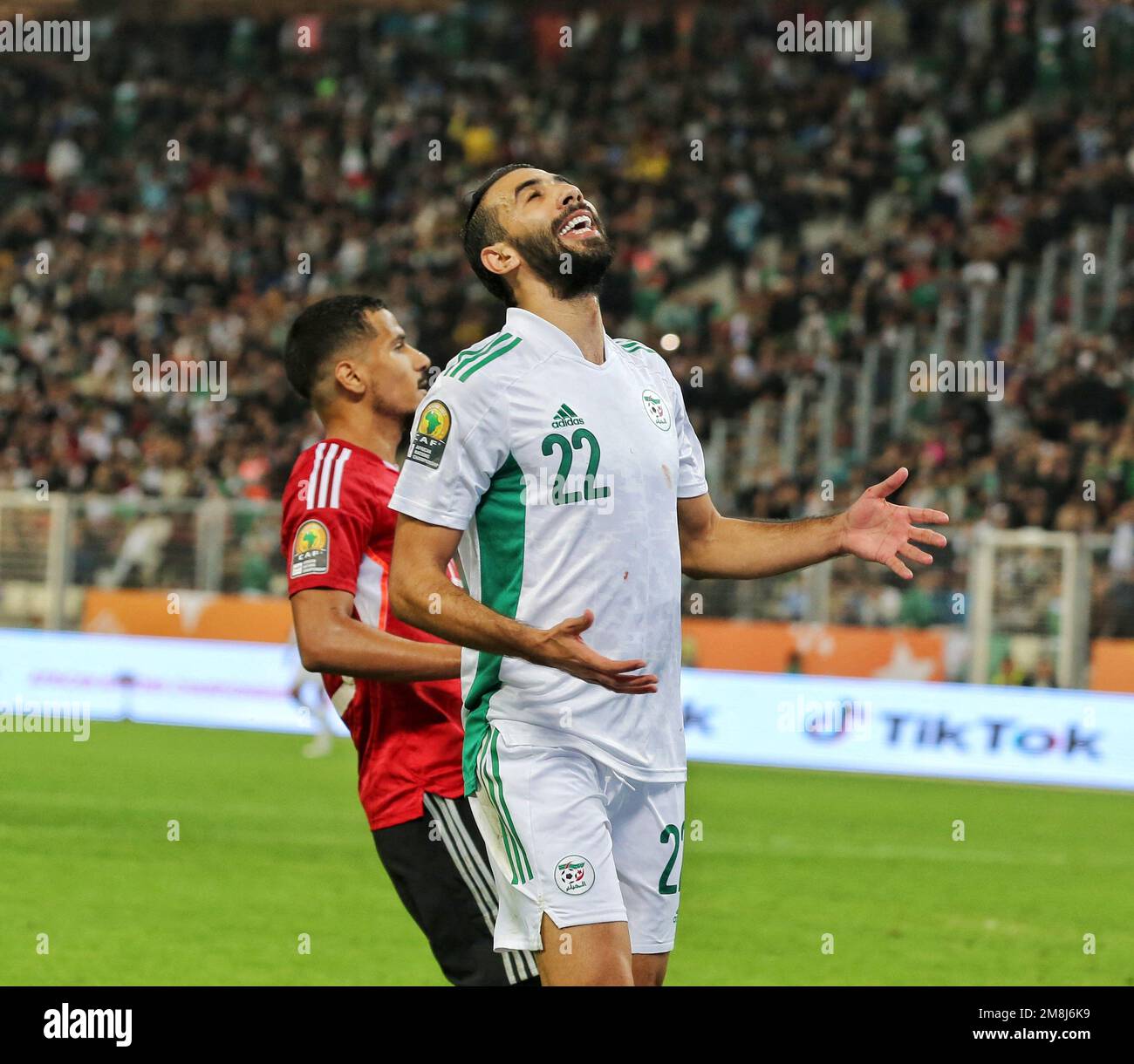Bakari, Algeria. 14th Jan, 2023. Algeria defeats Libya (1-0) in the ...