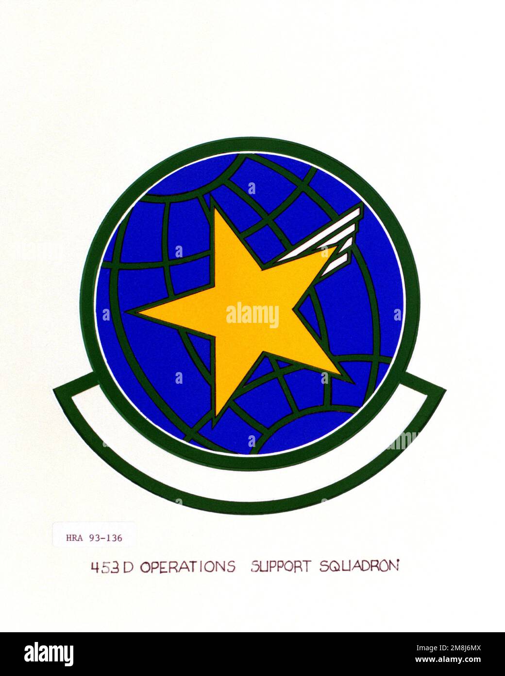 Approved insignia of the 453rd Operations Support Squadron. Country ...